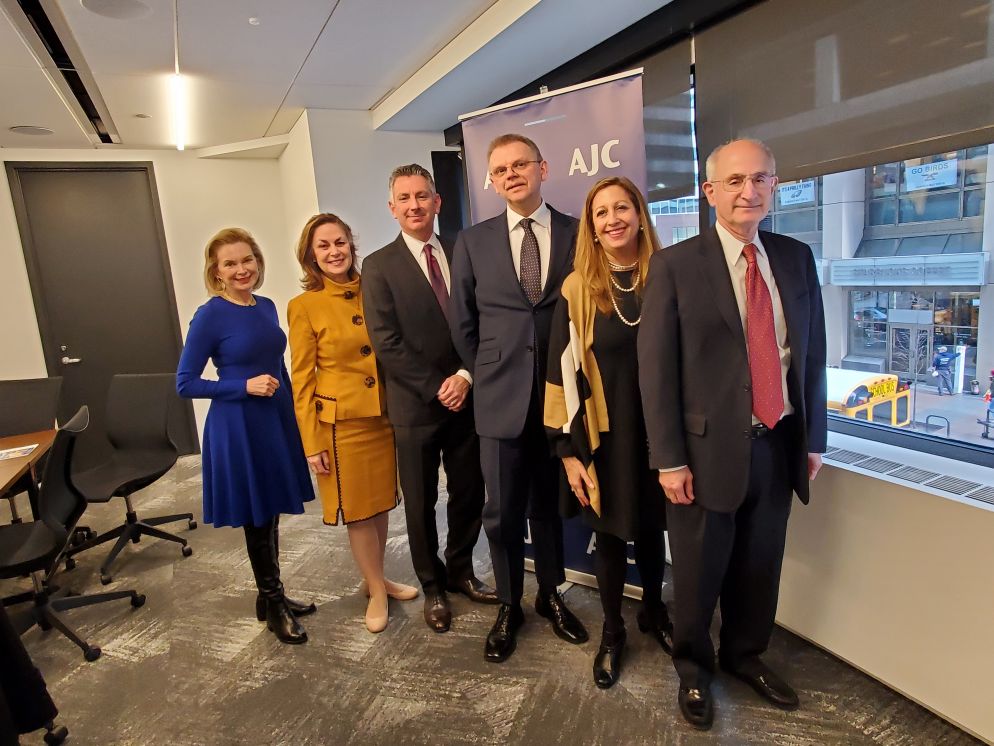American Jewish Committee Leaders Meet with Representative from ...