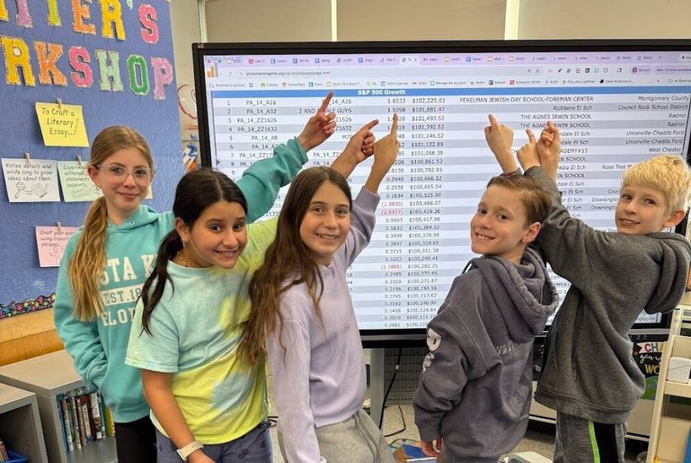 Fifth Grade Takes On The Stock Market - Philadelphia Jewish Exponent